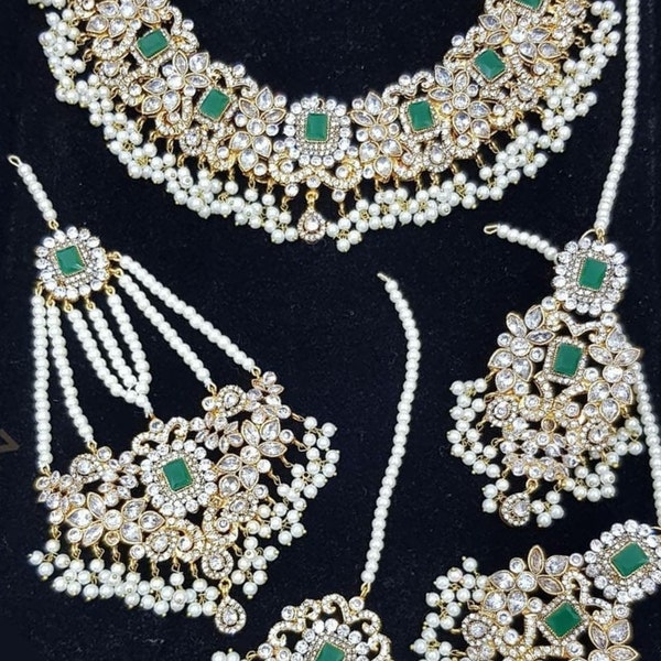 Pakistani Bridal Jewelry Set - Etsy