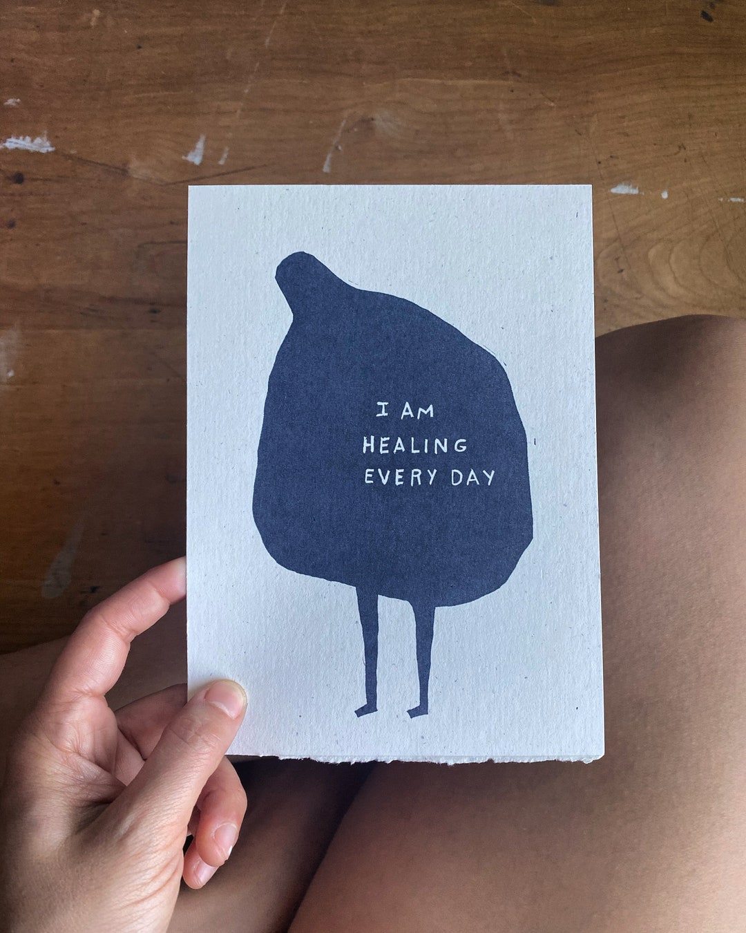 The Get Yourself an Indoor Chicken Block Print - Etsy