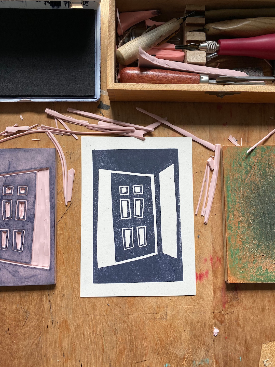 The Still House Block Print - Etsy