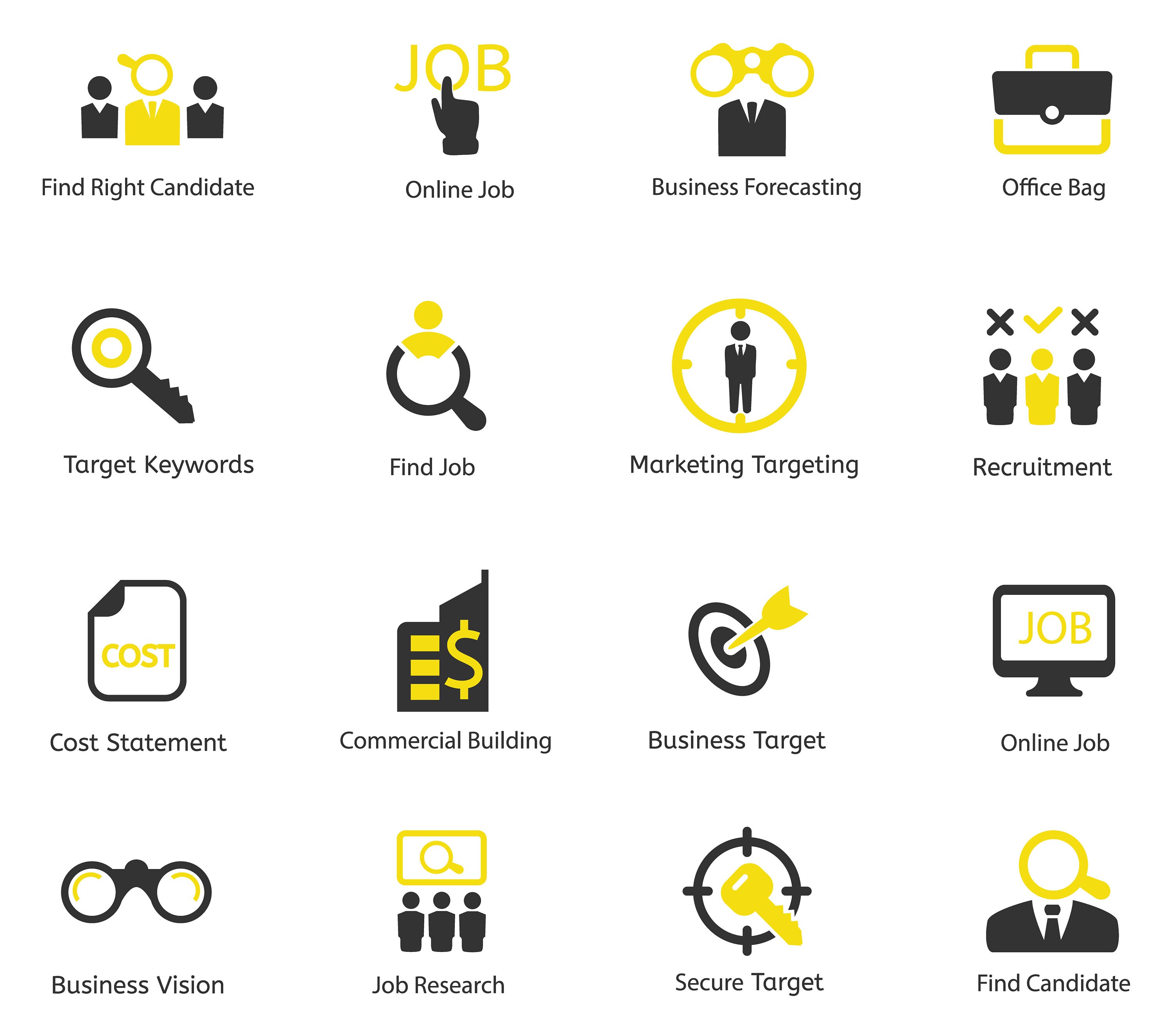 CEO Vector Icons Bundle, Business, Icons Ui, Ux, HR, Finance, Human ...