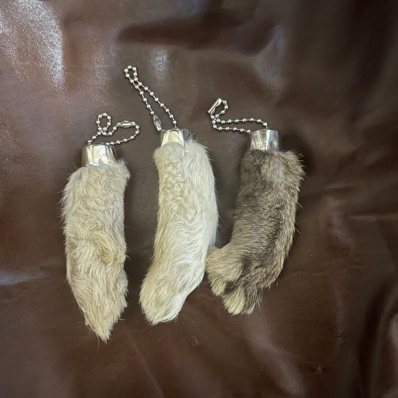 Rabbits Foot Keychain - Etsy