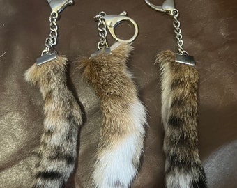 Bobcat Tail Keychain - Etsy