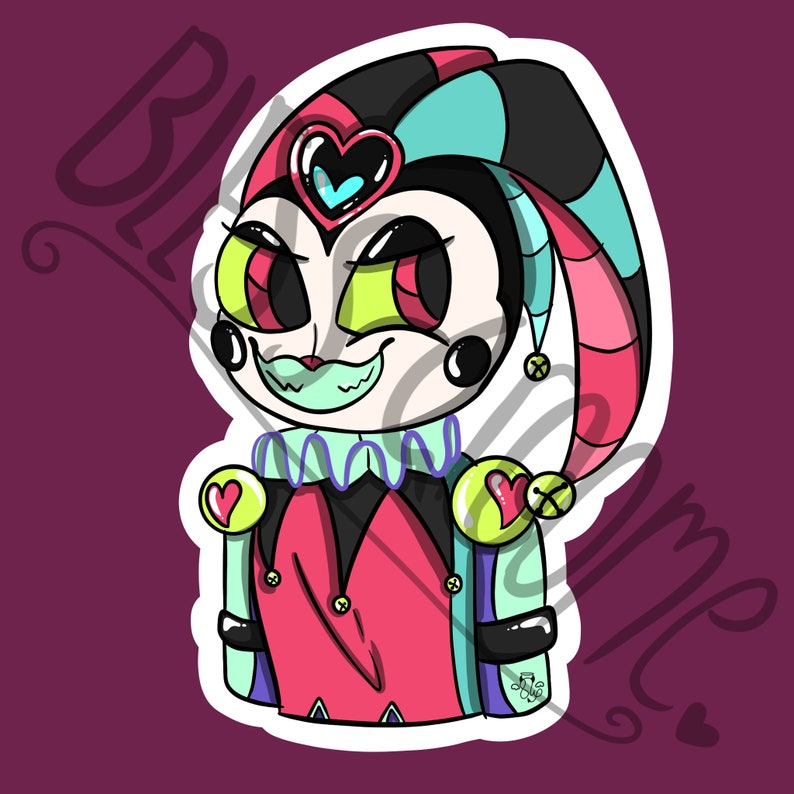 Helluva Boss Asmodeus and Fizz Stickers - Etsy UK