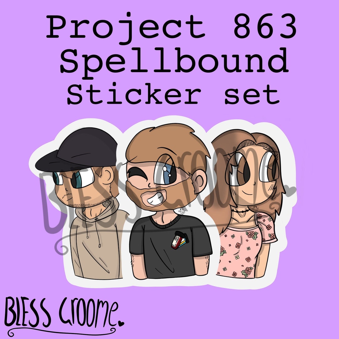 Project 863, Spellbound Staff / Background Characters, Stickers - Etsy