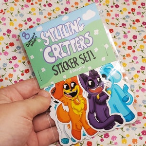 Smilling Critters, Stickers Set all Critters Included - Etsy
