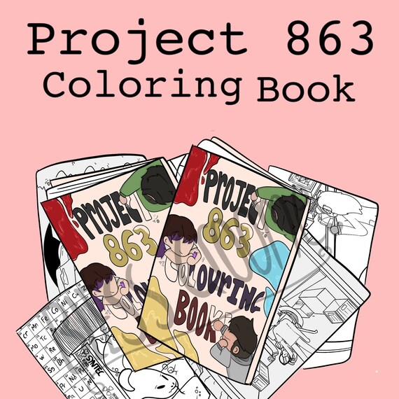 Project: 863 Colouring Books - Etsy