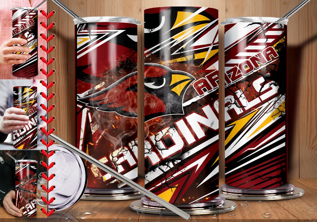 Cardinals 20 oz Skinny Tumbler — TAW Sublimation Store
