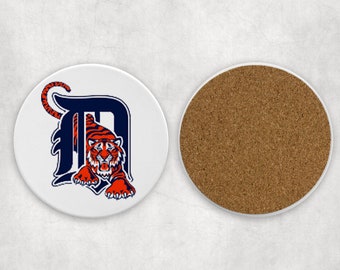 Detroit Tigers Coasters - Etsy