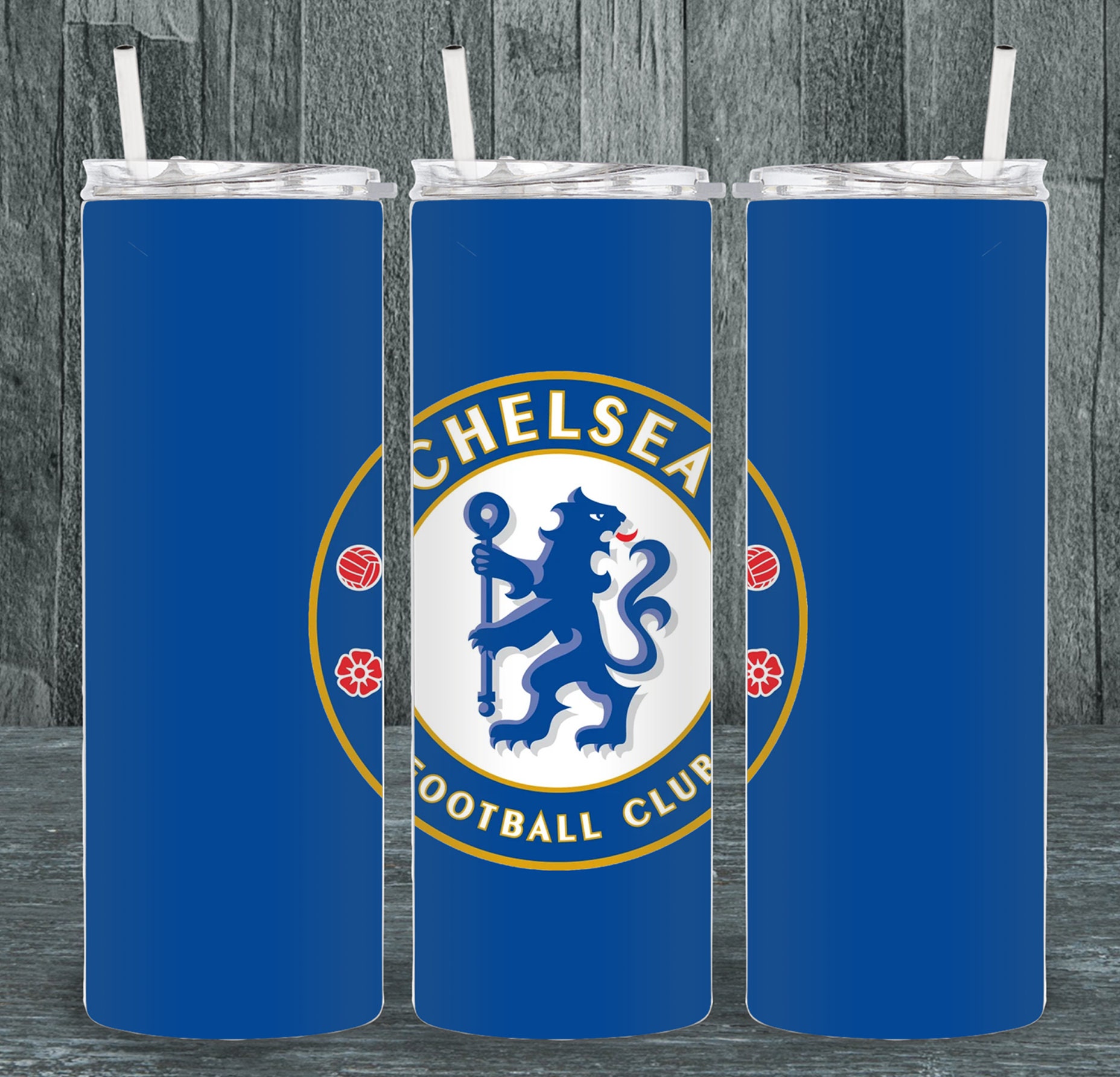 Chelsea Football Club 20 oz Skinny Tumbler — TAW Sublimation Store