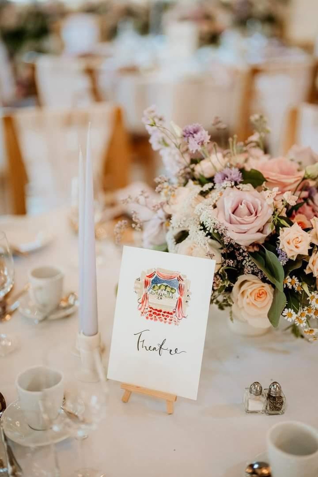 A5 Wedding Table Place Cards, Table Numbers, and A5 Plans to Match ...