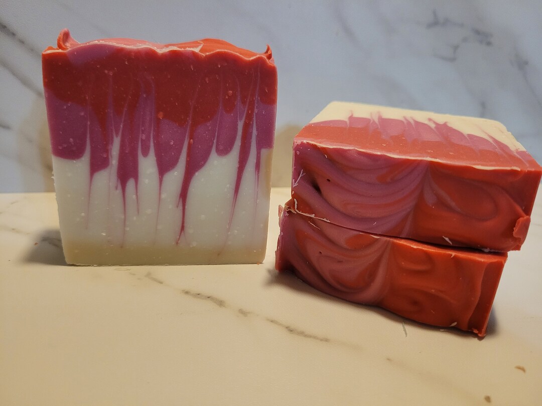 Peppermint Cold Process Soap Bar - Etsy