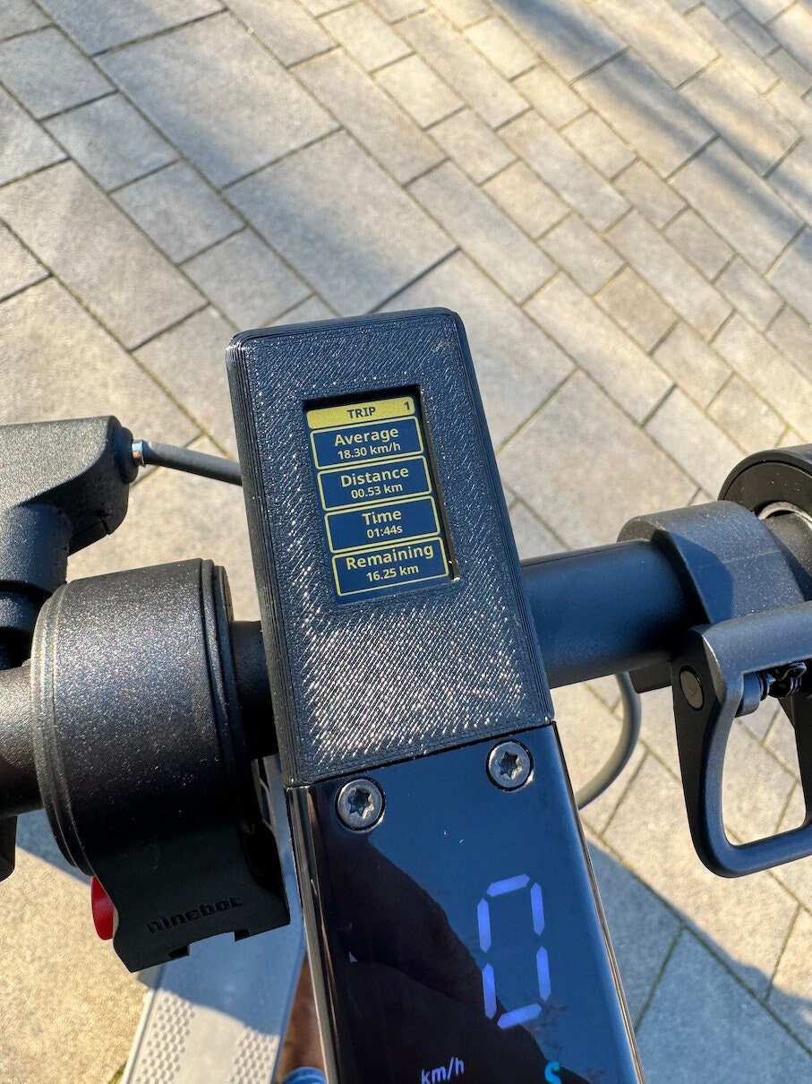 Segway Ninebot Max G30 Compatible XDASH Extra Display Dashboard plug ...