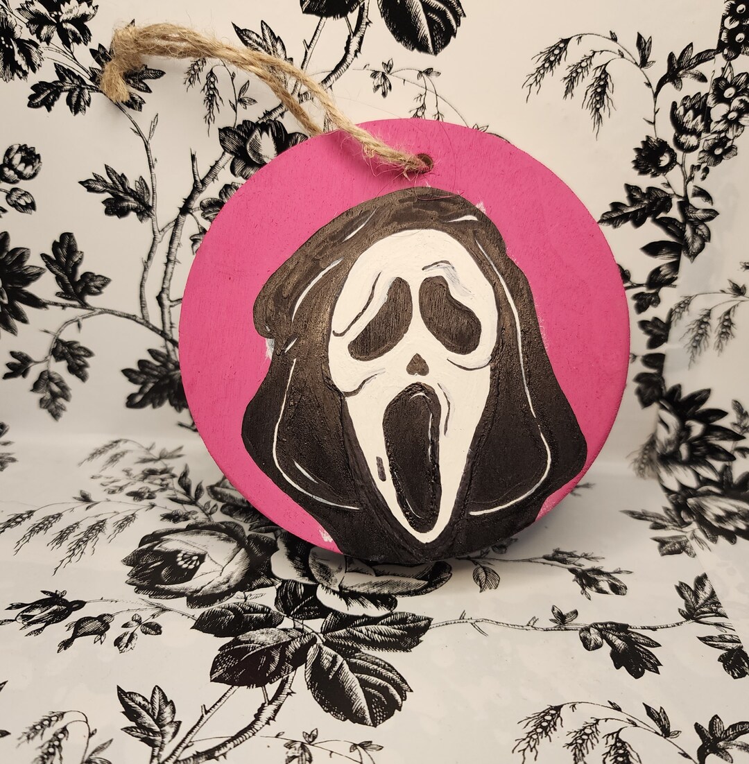 Halloween Scream Ghostface Fan Art Custom Painting Wall Decor - Etsy