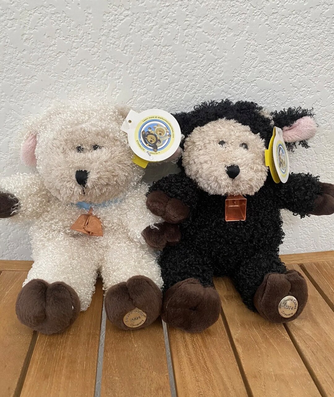 Vintage Set of Starbucks Bearista Bears / Little Bo Peep Plushie / New ...