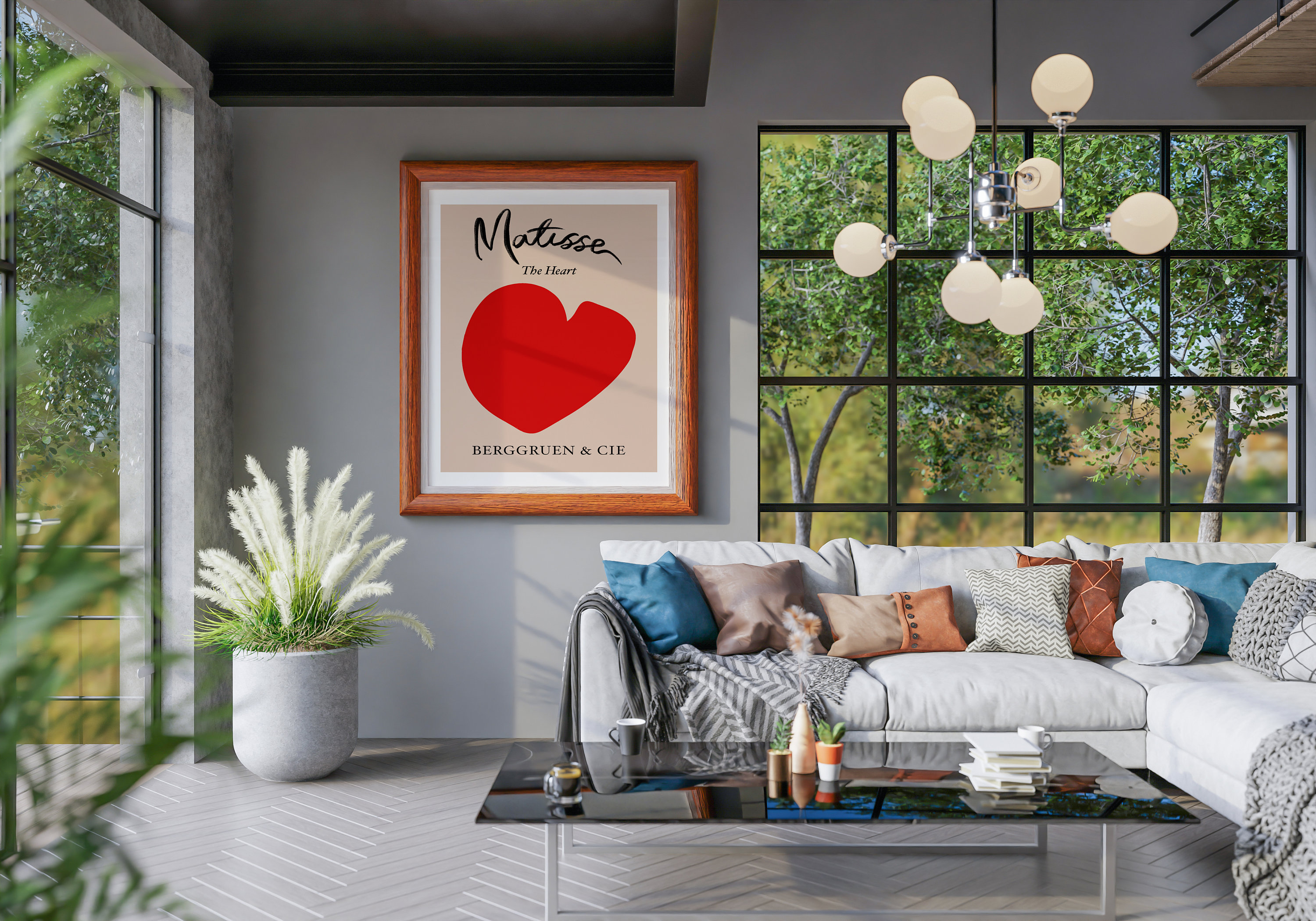 Matisse Love Paper Cutout Art Poster, Digital Download, Matisse Heart ...