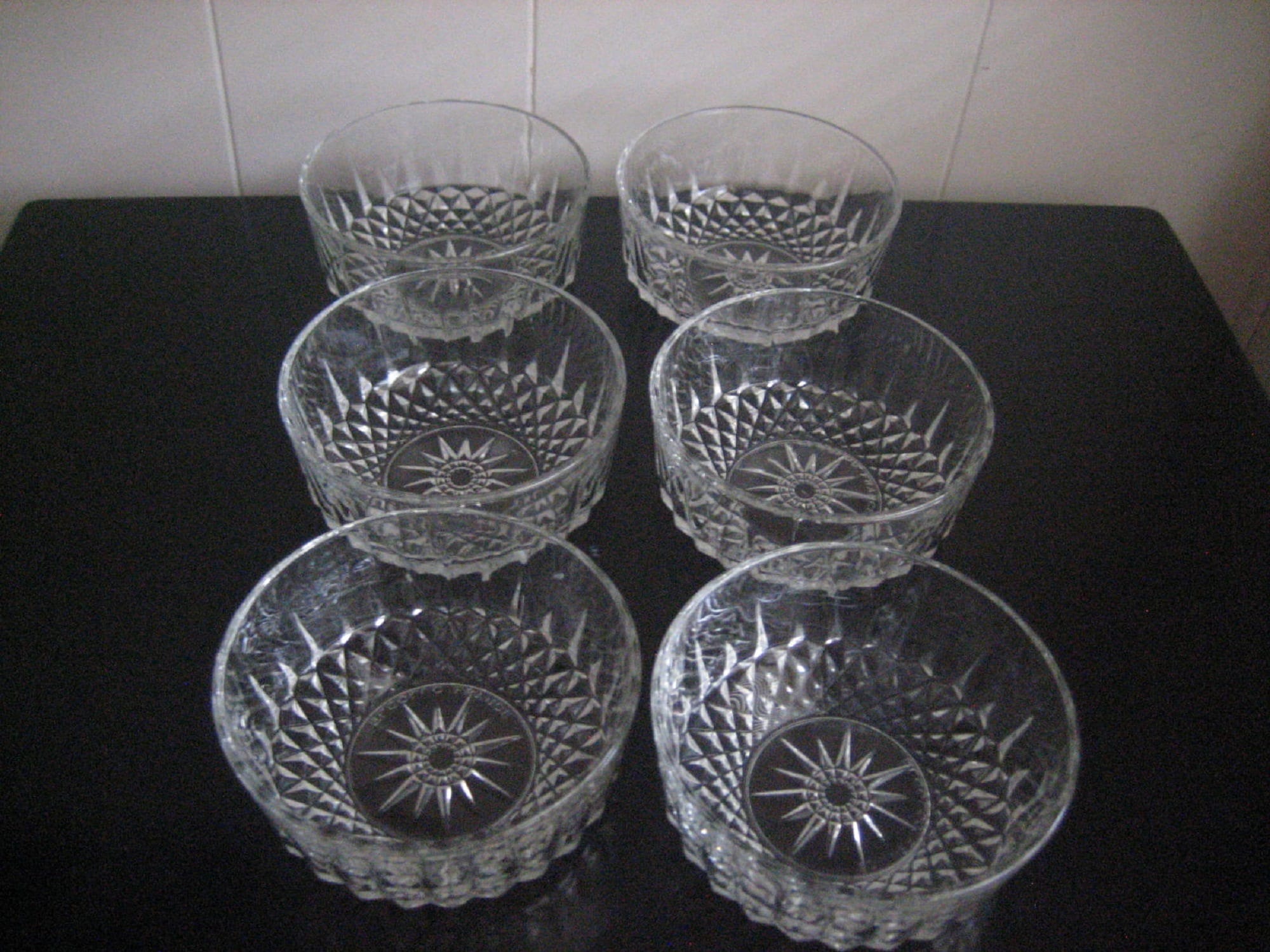 Vintage Arcoroc Glass Bowl Set of 7, Glass Salad/fruit Bowl With 6 ...