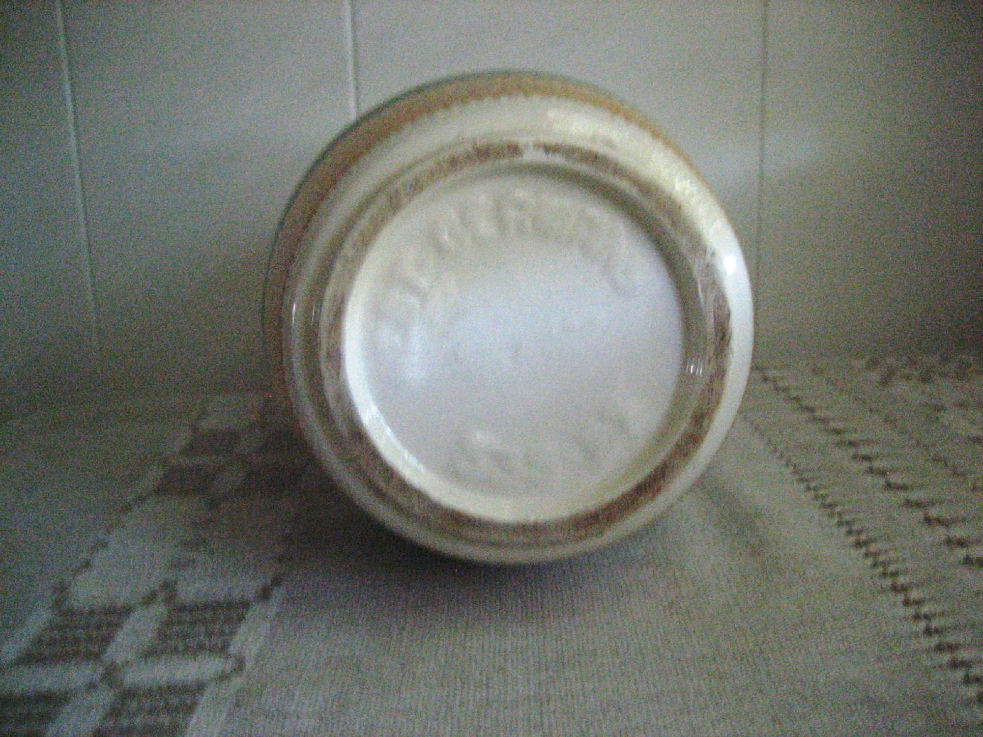 Vintage West German Pottery Vase Hand Painted Floral With Textured ...