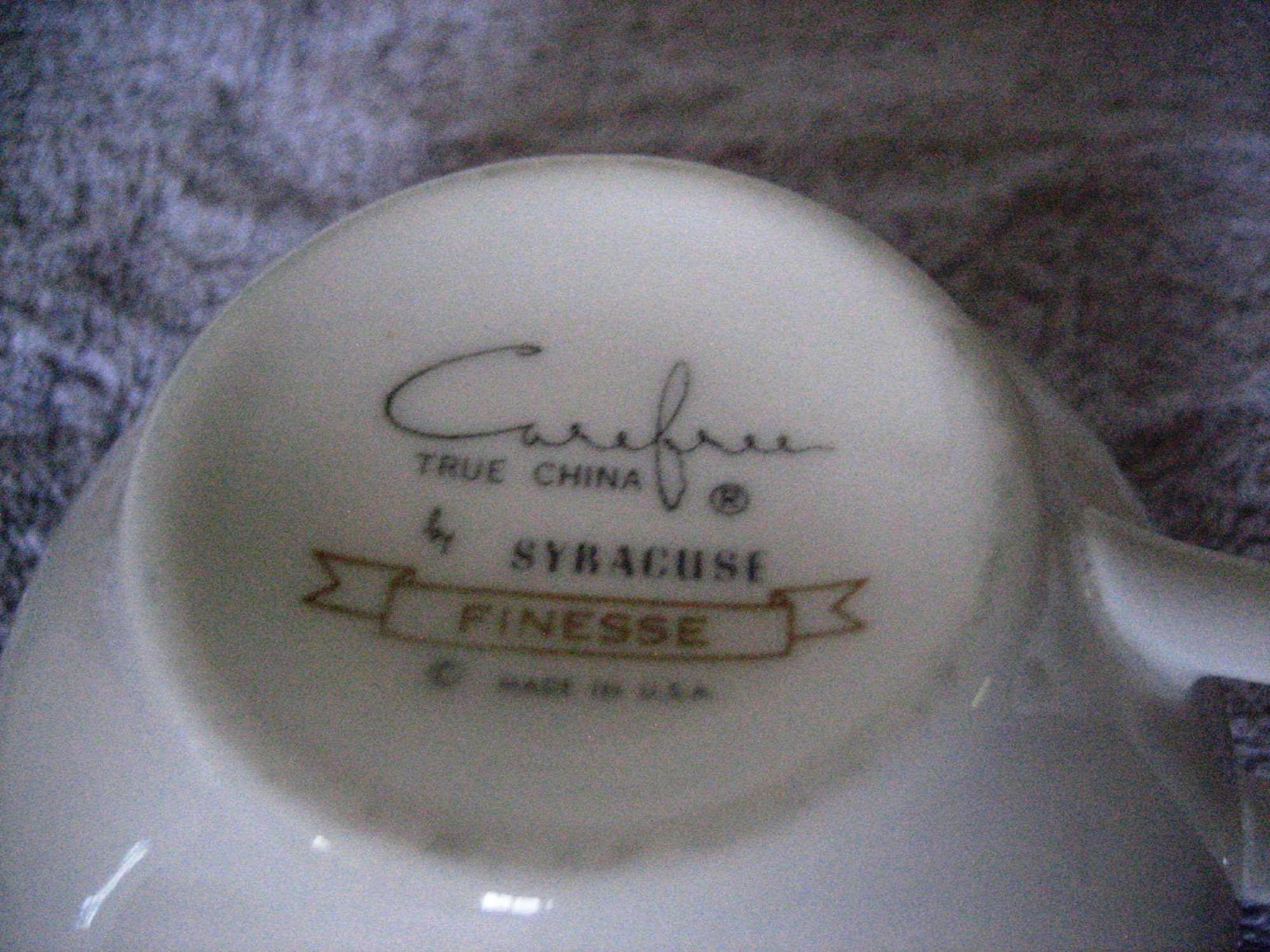 Set of Two Vintage Syracuse Finesse Carefree True China Coffee Cups ...