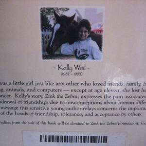 Zink the Zebra - A Special Tale by Kelly Weil, Children's Vintage ...