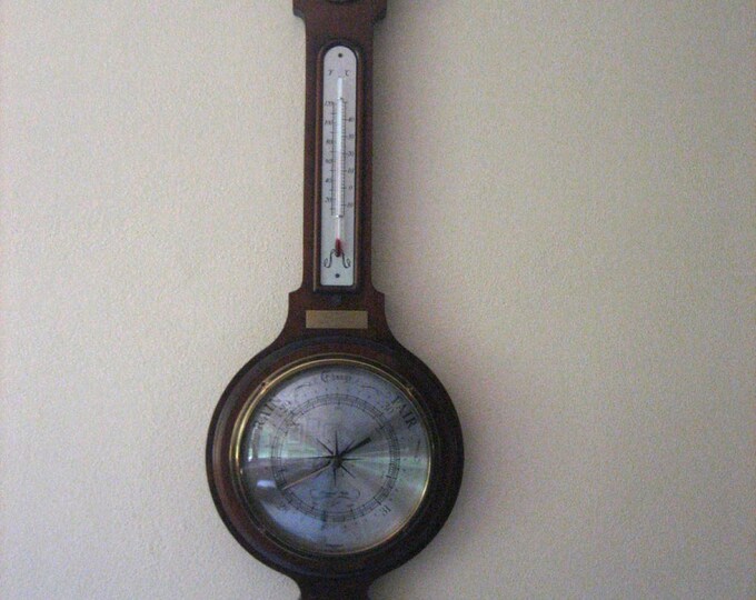 Howard Miller Banjo Weather Station, Model 612-715 USA Made Thermometer ...