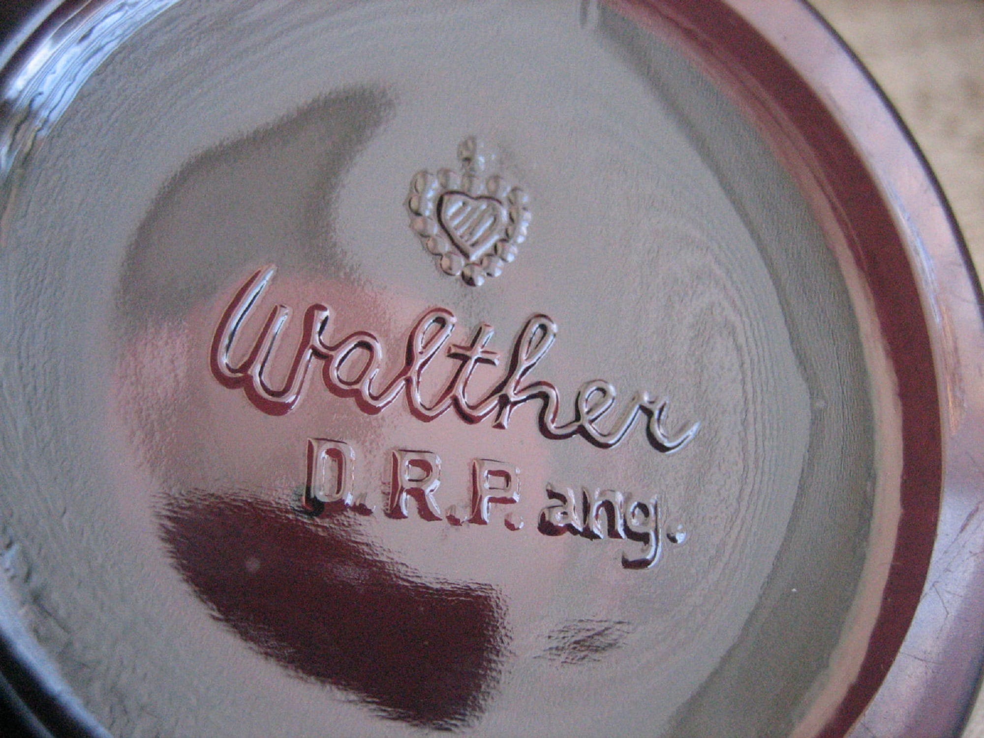 Walther Amethyst Glass Vase With Gold Frieze Band of Dancing People - Etsy