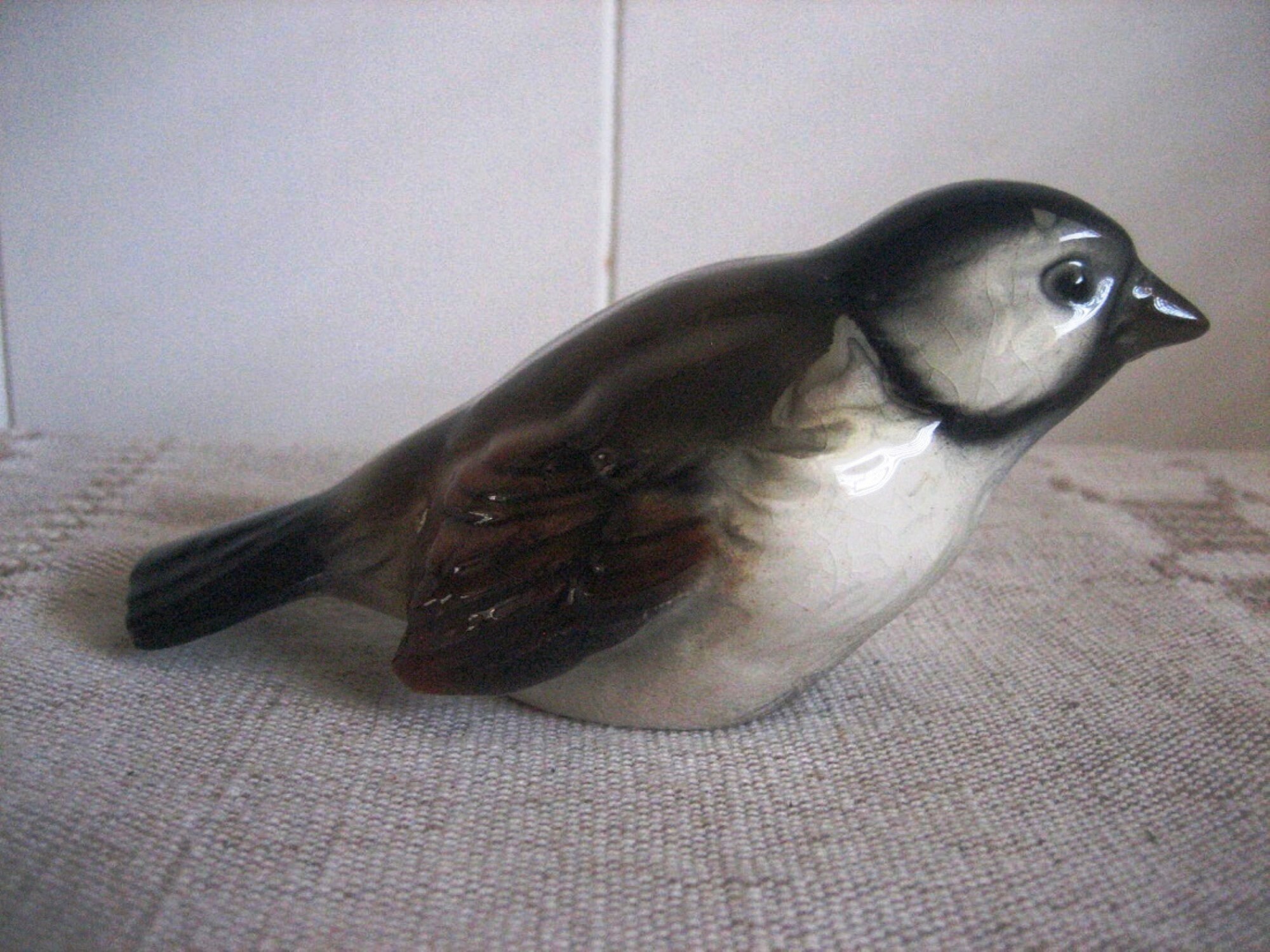 Vintage Goebel CV75 Sparrow Bird Figurine West Germany Porcelain ...