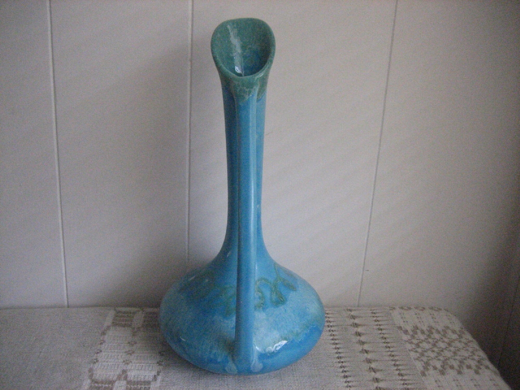 Vintage Dryden Arkansas Studio Art Pottery Ozark Frontier Pitcher Vase ...