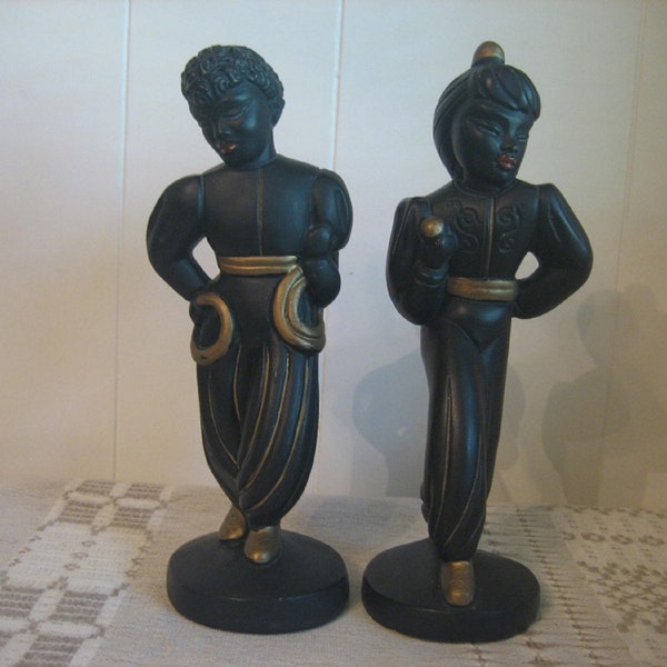 Chalkware Dancers - Etsy