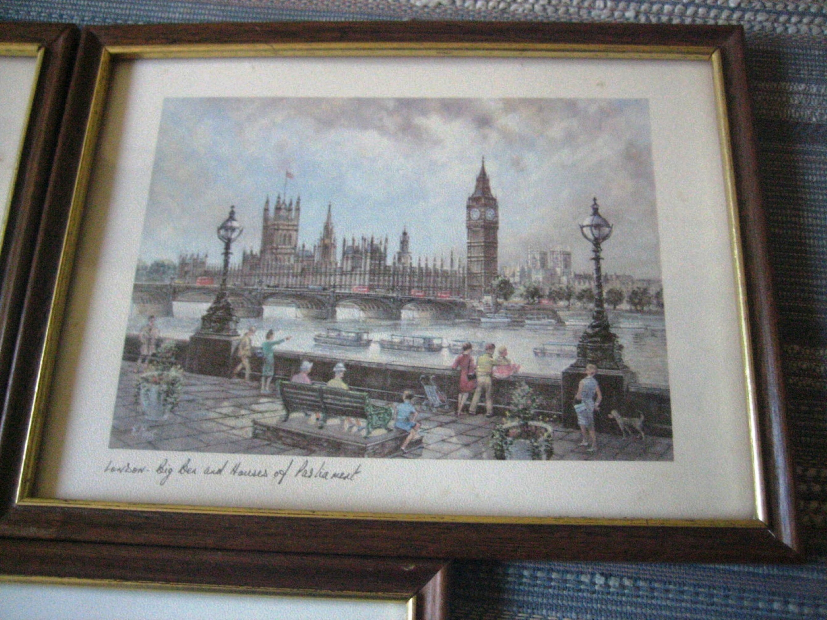 1981 Times 4 Art Guildford Lithographs Signed by H. Moss, 3 Made in ...