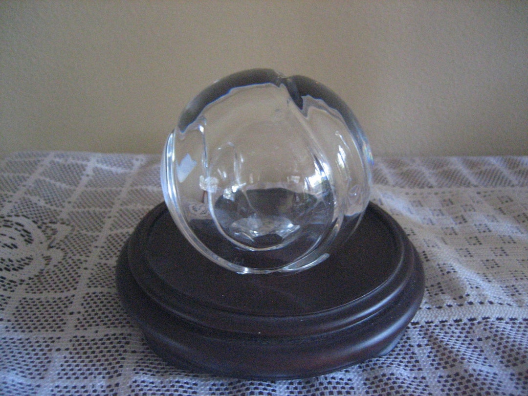 Vintage Orrefors Sweden Glass Tennis Ball Paperweight, Swedish Crystal ...