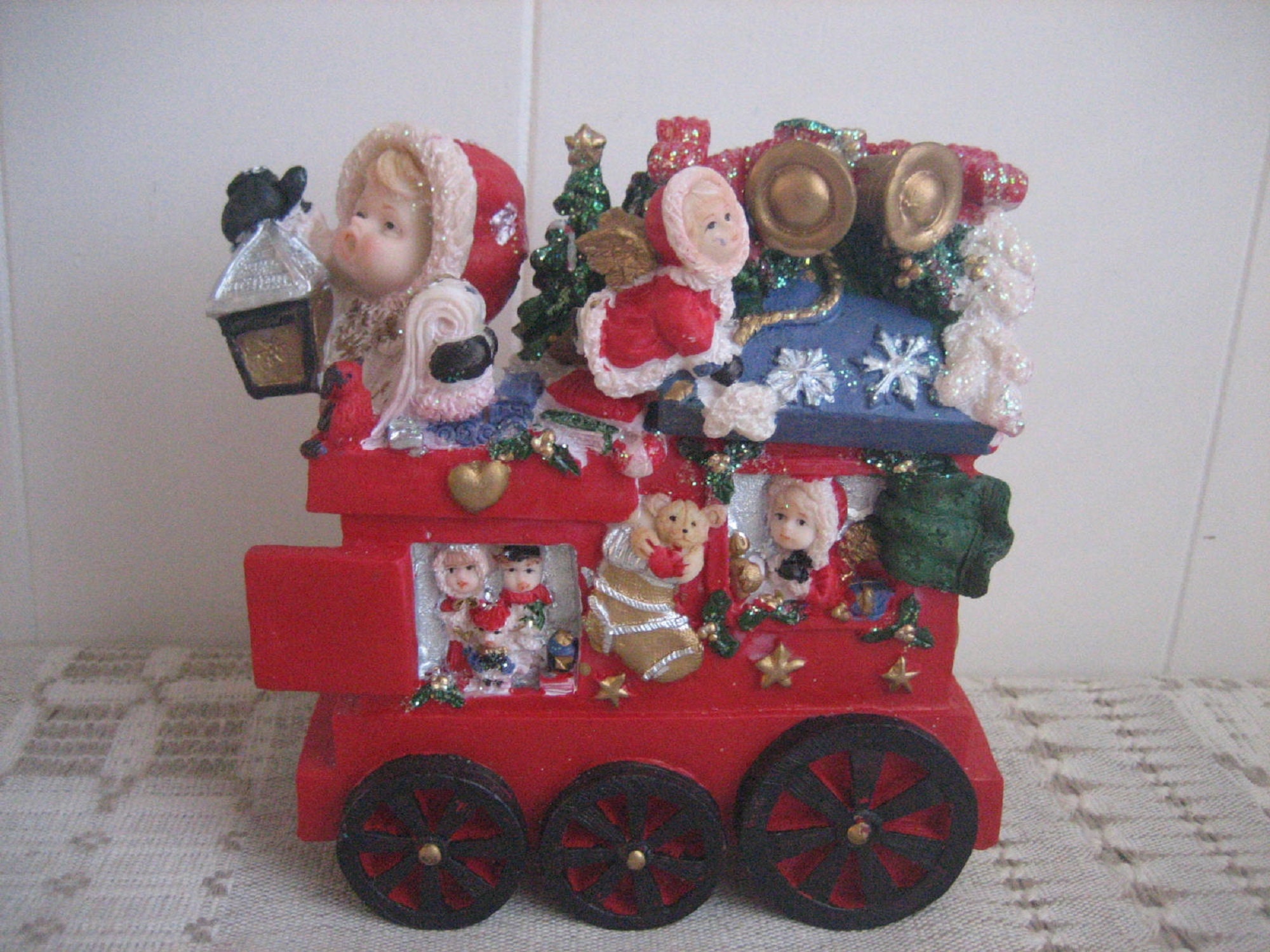 3 Piece Christmas Train Set 2002 Santa Claus Vintage Holiday Decor - Etsy