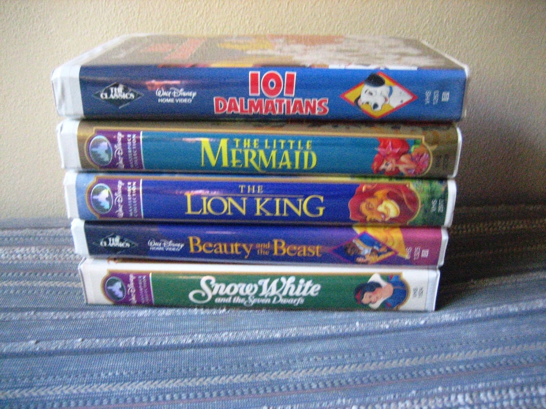 5 Walt Disney Classic VHS Tapes, YOUR CHOICE of Vtg Disney Home Video ...