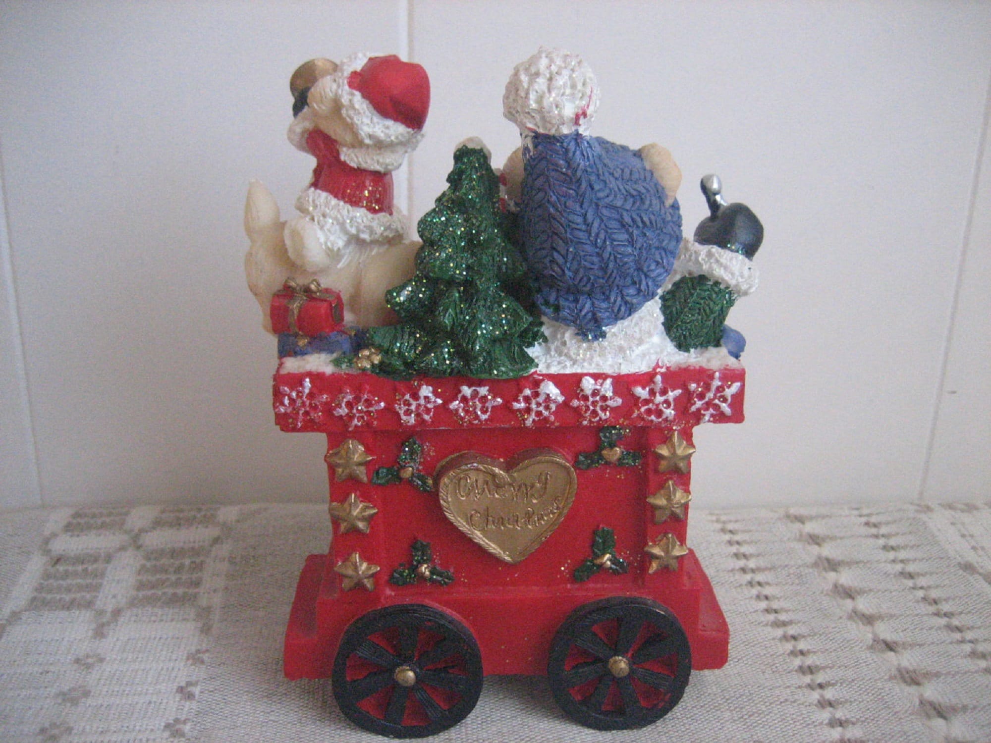 3 Piece Christmas Train Set 2002 Santa Claus Vintage Holiday Decor - Etsy
