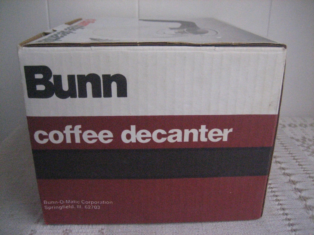 Vintage Bunn Coffee Decanter Glass Pot Easy Pour New Old Stock in Box 5 ...