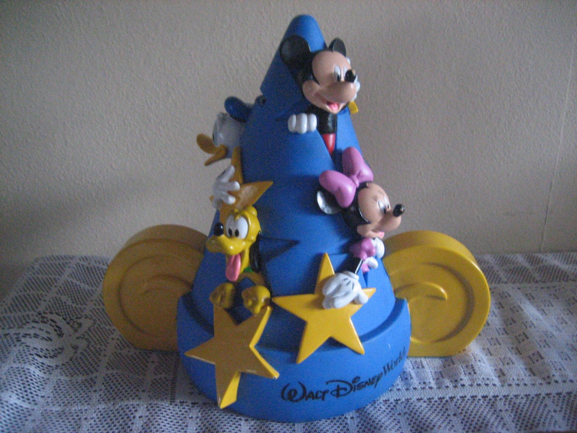 Vintage Walt Disney World Sorcerer Coin Bank Mickey Wizard - Etsy