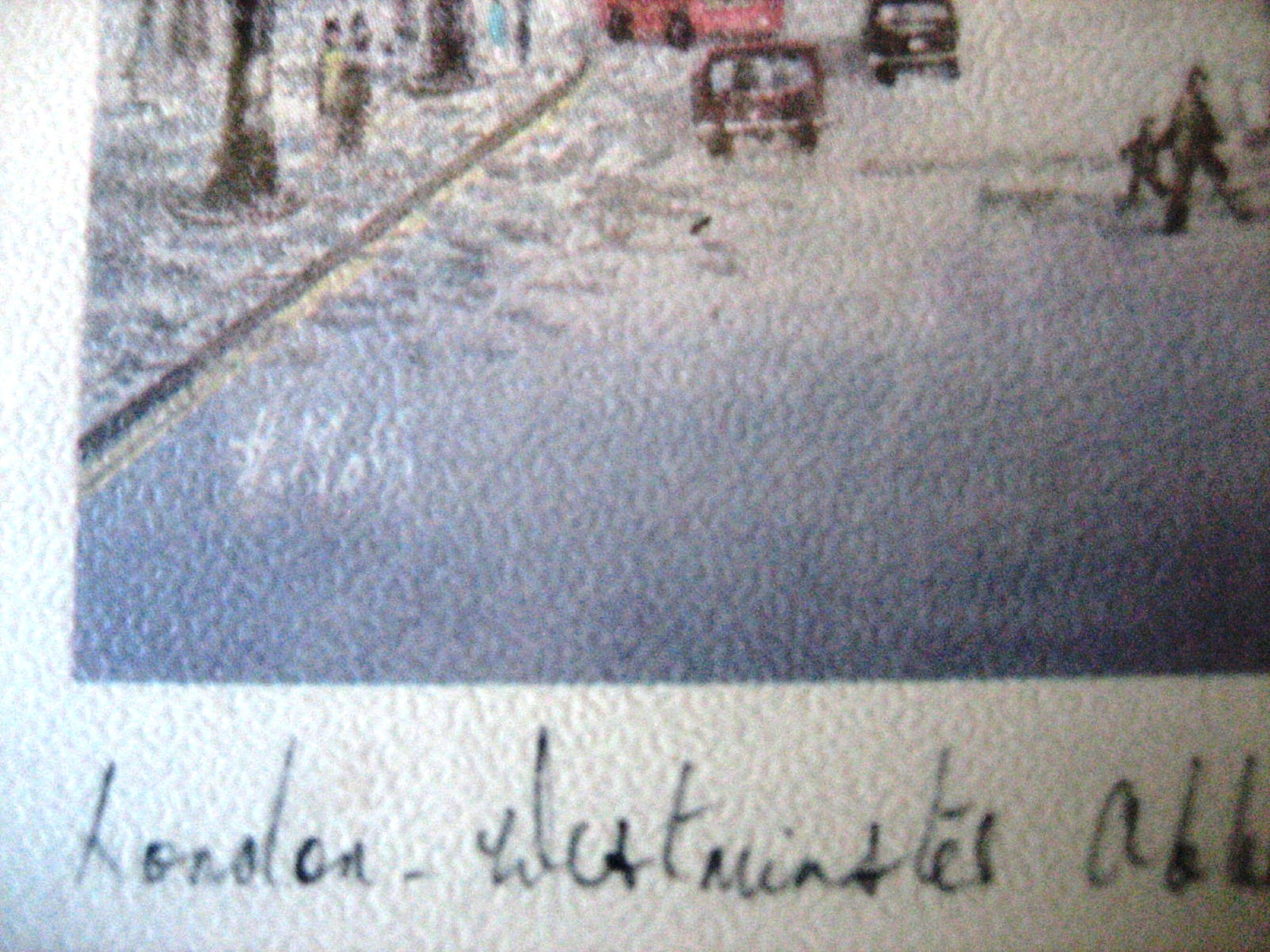 1981 Times 4 Art Guildford Lithographs Signed by H. Moss, 3 Made in ...