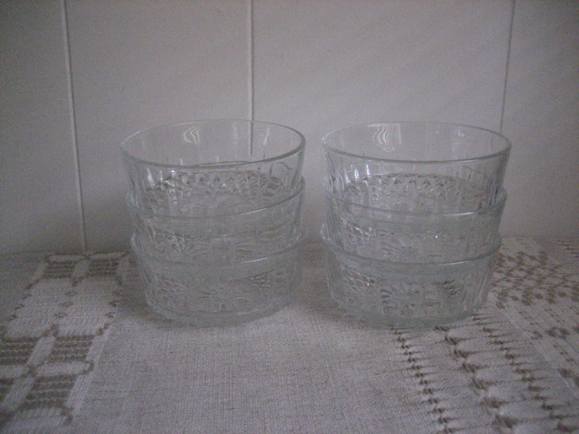 Vintage Arcoroc Glass Bowl Set of 7 Glass Salad/fruit Bowl - Etsy
