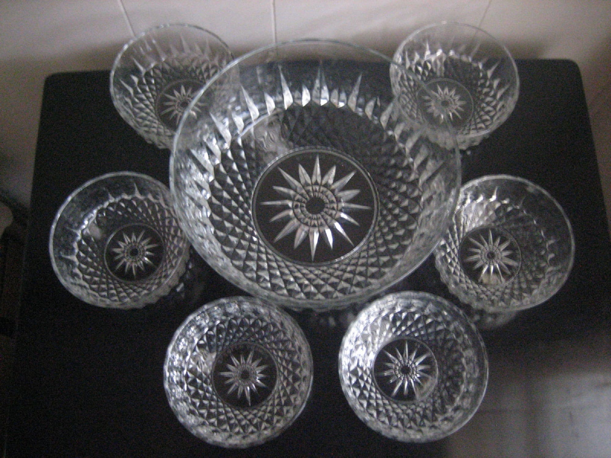Vintage Arcoroc Glass Bowl Set of 7, Glass Salad/fruit Bowl With 6 ...