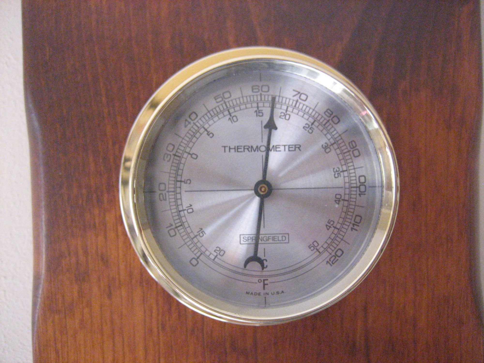 Vintage Working Weather Station, Springfield Temperature Barometer ...