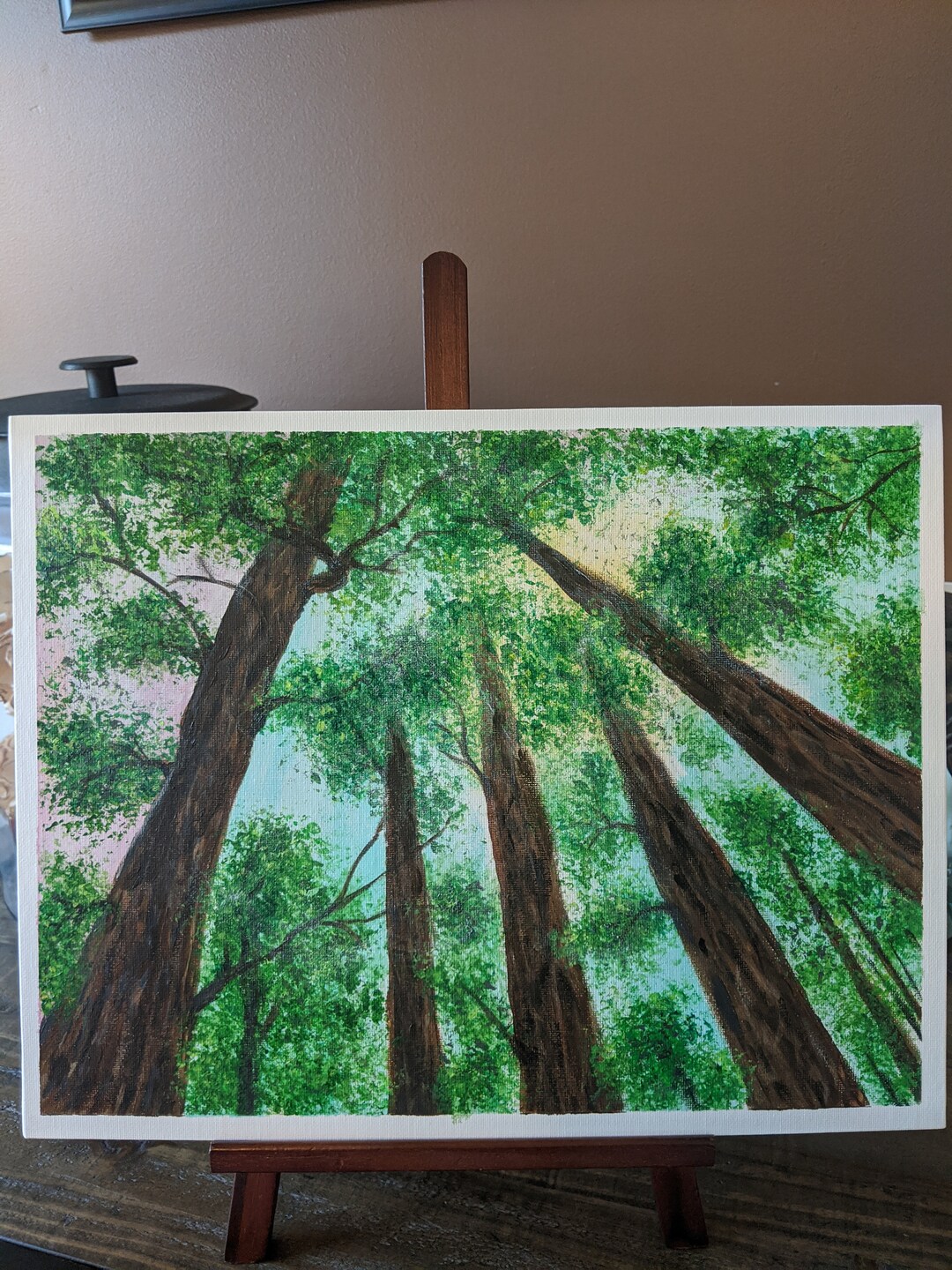 Artist Original Tree Painting 11x14 Acrylic Paint - Etsy