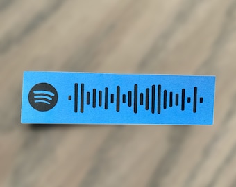 8 CUSTOM Temporary Spotify Code Tattoos - Etsy UK