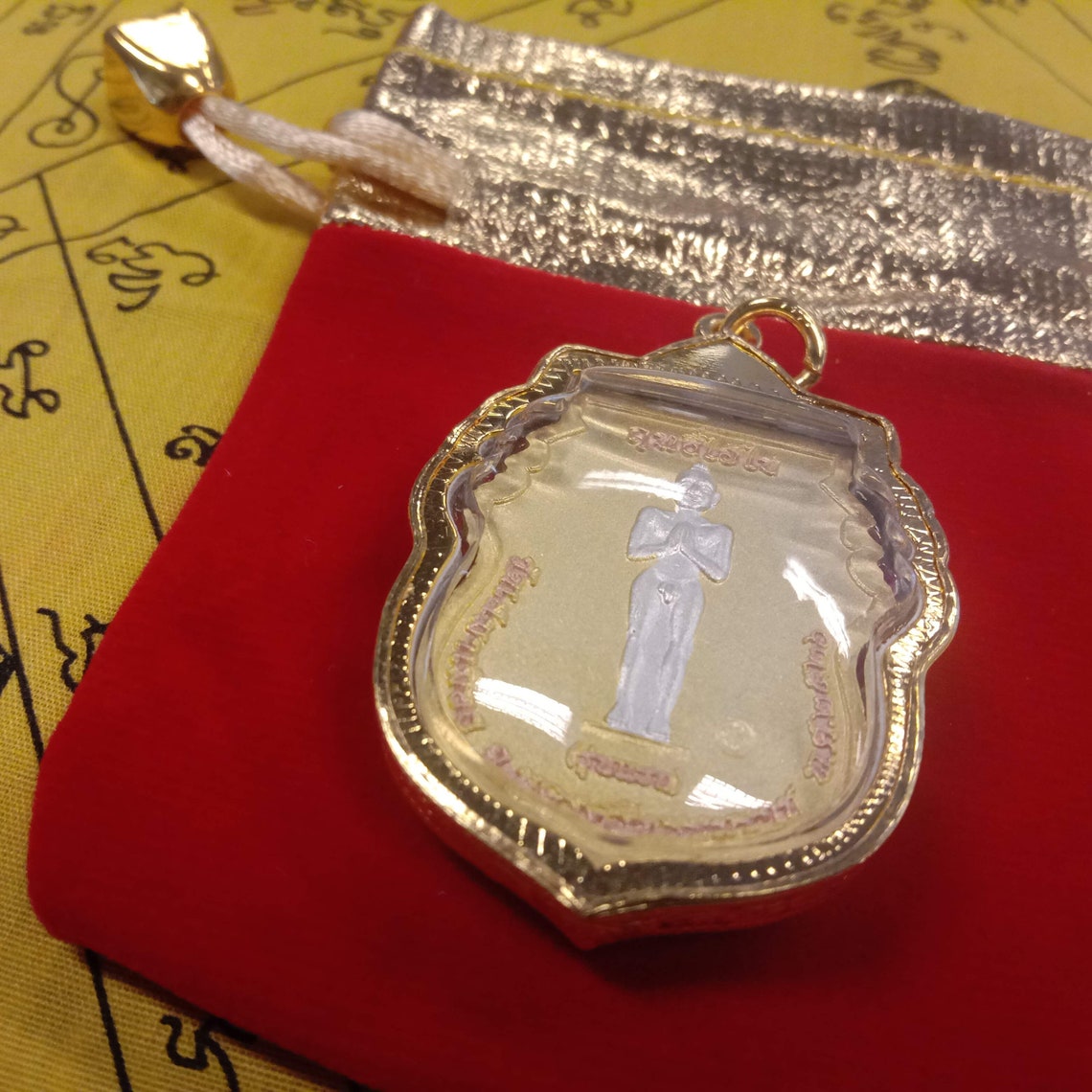 FODE4289 Thai Amulet LP Tuad & Ai Kai Wat Jedi Kuman Thong - Etsy