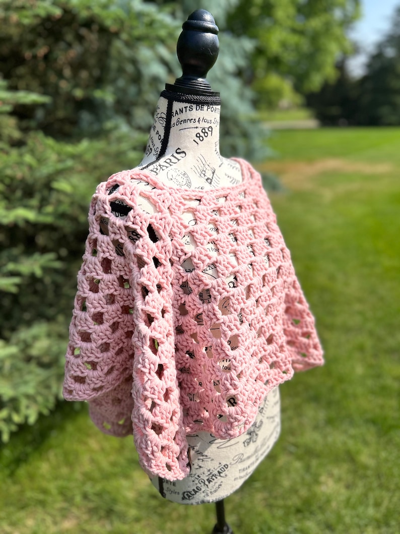All Season Crocheted Poncho - Etsy