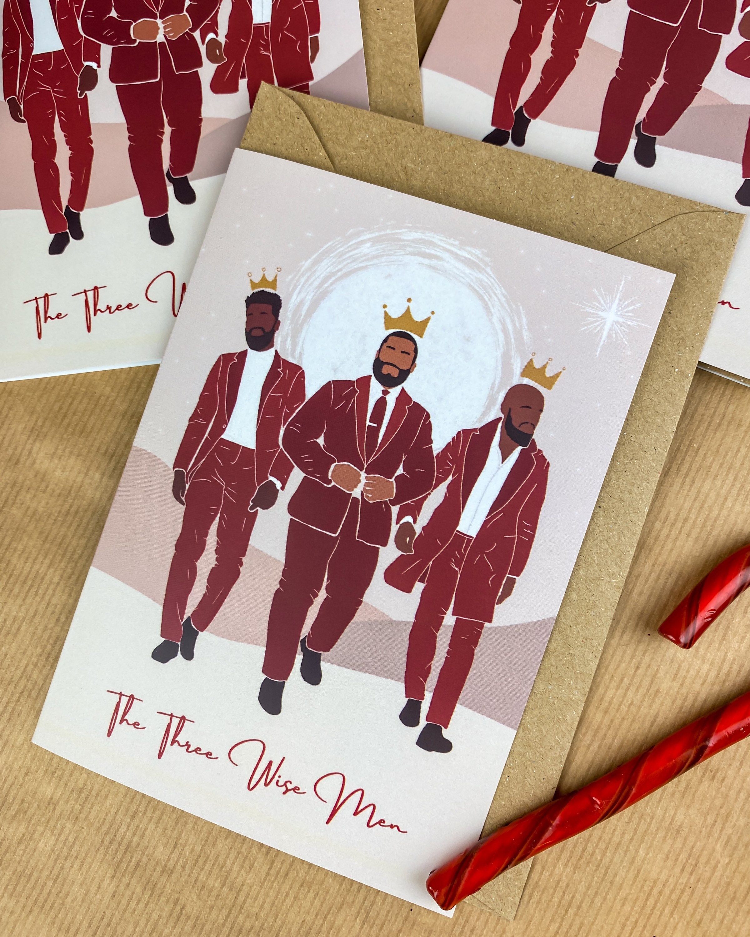 Three Wise Black Men Christmas 6 Card Multipack Seasons Greetings ...