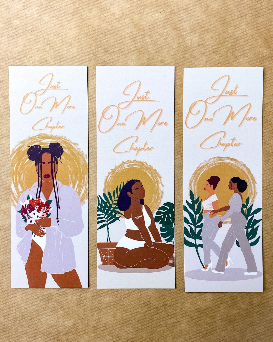 3 Pack Black Woman Bookmark Set. Melanin African-american - Etsy