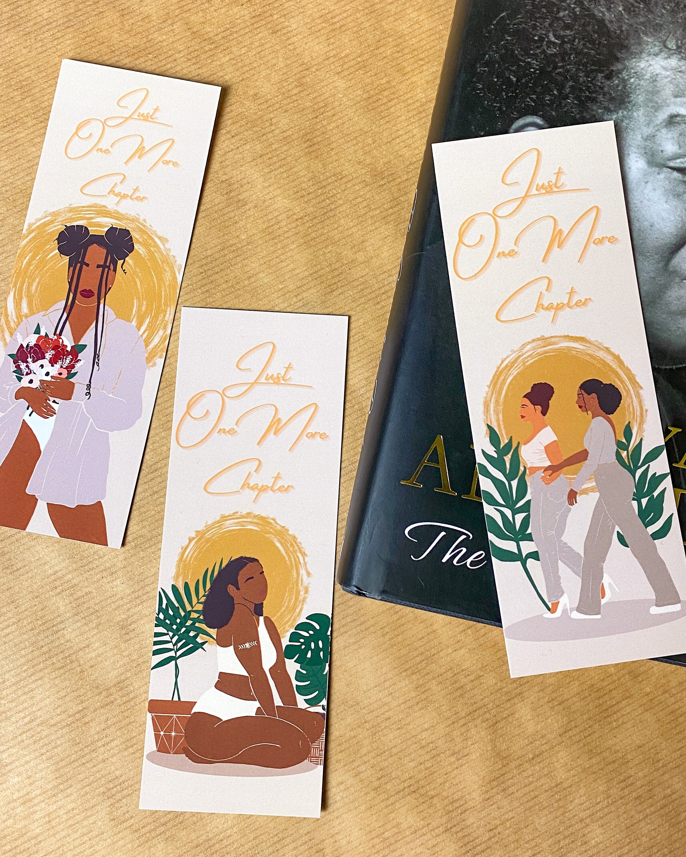 3 Pack Black Woman Bookmark Set. Melanin African-american - Etsy