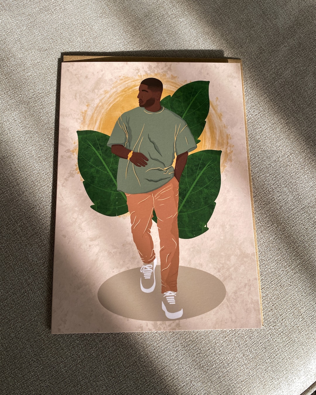 Black Man Blank Card. Birthday Card. Black Male. Dapper African ...