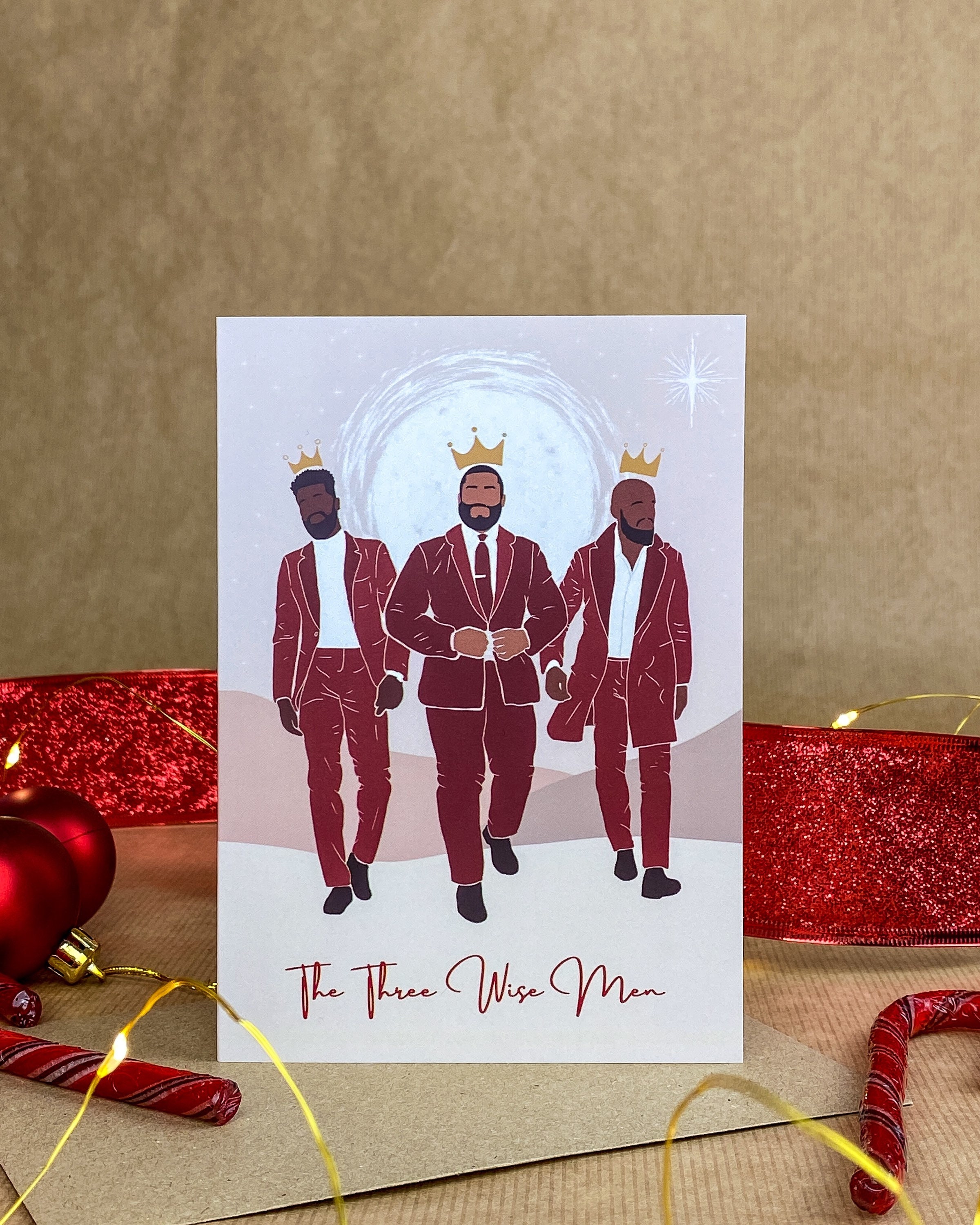 Three Wise Black Men Christmas 6 Card Multipack Seasons Greetings ...
