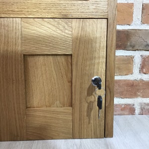 Handcrafted Oak Post Box Letter Box Postbox - Etsy UK