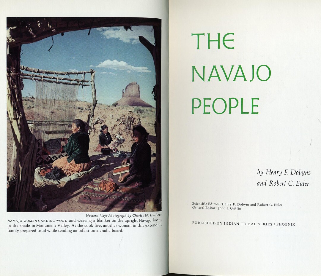 Book Indian Tribal Series "the Navajo People" Signed - Etsy